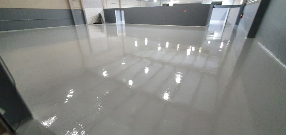 Aplicação de Epoxi Multilayer